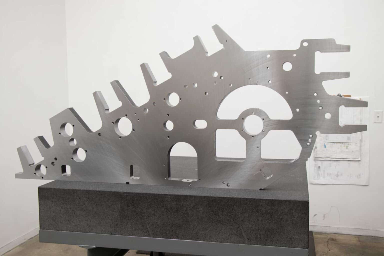 Large part machining simplifies the machine assembly process ...